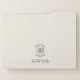 Modern custom company logo business branded file folder | Zazzle