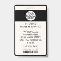 Modern Custom Journalist Press Pass Photo ID Logo Badge | Zazzle