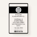 Modern Custom Journalist Press Pass Photo ID Logo Badge | Zazzle