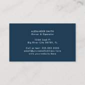 Modern Custom Logo AC Heat Professional HVAC Business Card | Zazzle