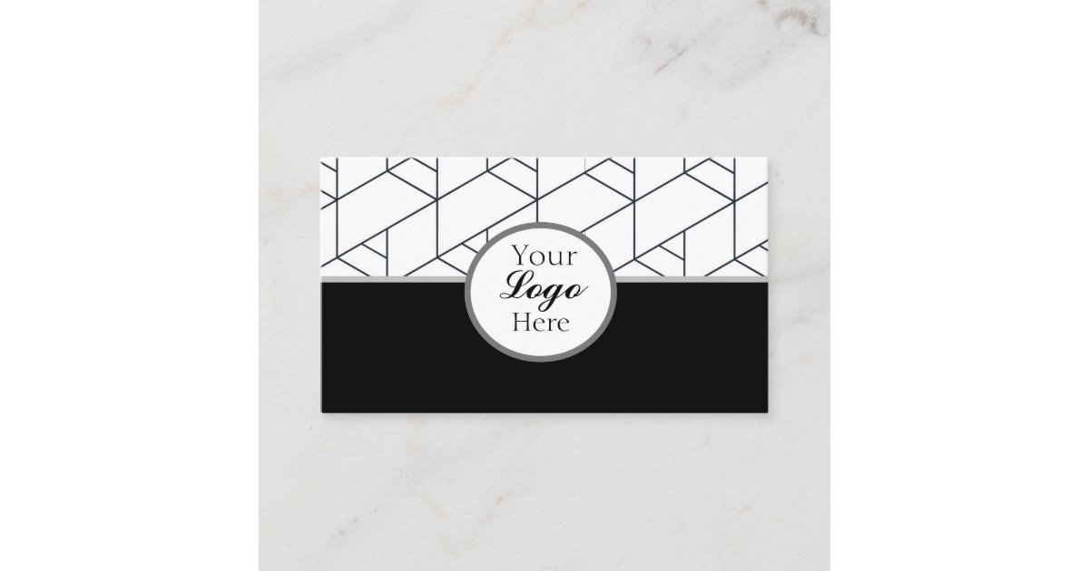 Modern Custom Logo Business Cards | Zazzle