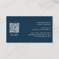 Modern Custom Logo QR Code AC Heat HVAC Business Card | Zazzle