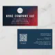 Modern Custom Logo QR Code AC Heat HVAC Business Card | Zazzle