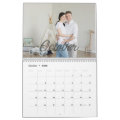 Modern Custom multi photo year Celebration Calendar | Zazzle