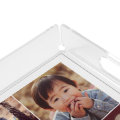 Modern Custom Photo Collage Acrylic Tray | Zazzle