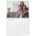Modern Custom Photo Create Your Own Family Calendar | Zazzle