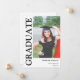 Modern Custom Photo Graduation Announcement | Zazzle