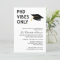 Modern Custom Photo PHD Doctoral Graduation Invitation | Zazzle