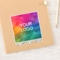 Modern Custom Upload Business Logo Here Laptop Sticker | Zazzle