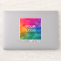 Modern Custom Upload Business Logo Here Laptop Sticker | Zazzle