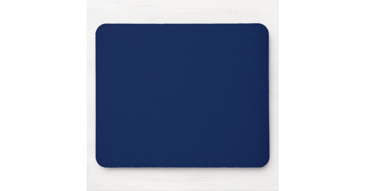 Modern Customizable Royal Navy Blue Mouse Pad | Zazzle