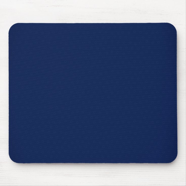 Modern Customizable Royal Navy Blue Mouse Pad | Zazzle