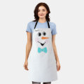 Modern Cute Custom Snowman face apron | Zazzle