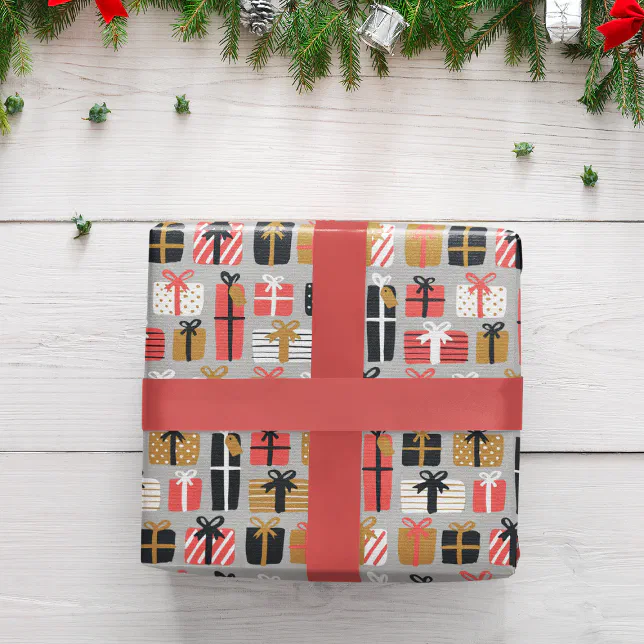 Modern Cute Gift Wrapping Paper Sheets | Zazzle