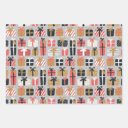 Modern Cute Gift Wrapping Paper Sheets | Zazzle