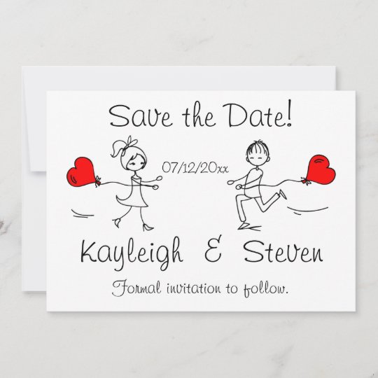 Modern Cute Save the Date | Zazzle.com