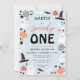 Modern Cute Spooky One Halloween Boy 1st Birthday Invitation | Zazzle