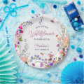 Modern Cute Spring Boho Wildflower First Birthday Paper Plates | Zazzle