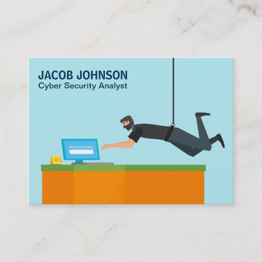 Modern Cyber Security Analyst Business Card | Zazzle.com
