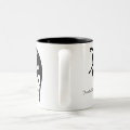 Modern Dancer Silhouette Dance Two-Tone Coffee Mug | Zazzle