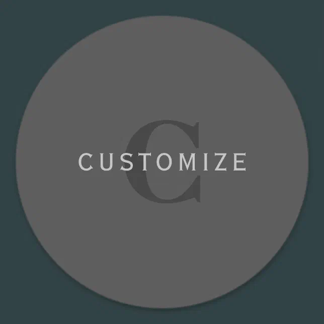 Modern Dark Gray Editable Monogram Design Template Labels | Zazzle