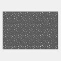 Modern Dark Gray NOEL Merry Christmas Wrapping Paper Sheets | Zazzle