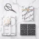 Modern Dark Gray NOEL Merry Christmas Wrapping Paper Sheets | Zazzle