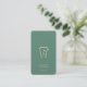 Modern Dentist Dental Dusty Teal Gold Tooth Business Card | Zazzle
