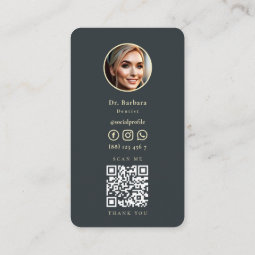 MODERN DENTIST ORTHODONTIST GOLD TOOTH BUSINESS CARD | Zazzle