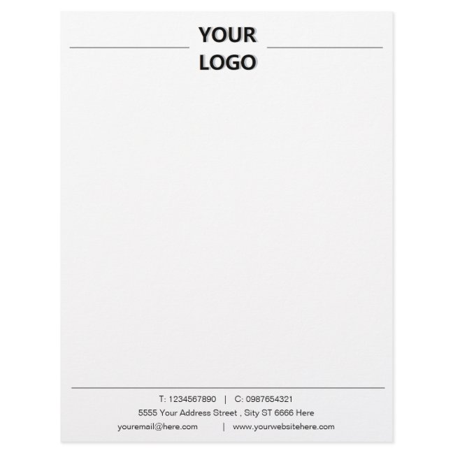 Create Your Own Custom Letterhead | Zazzle