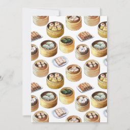 Modern Dim Sum 40th Birthday Invitation | Zazzle