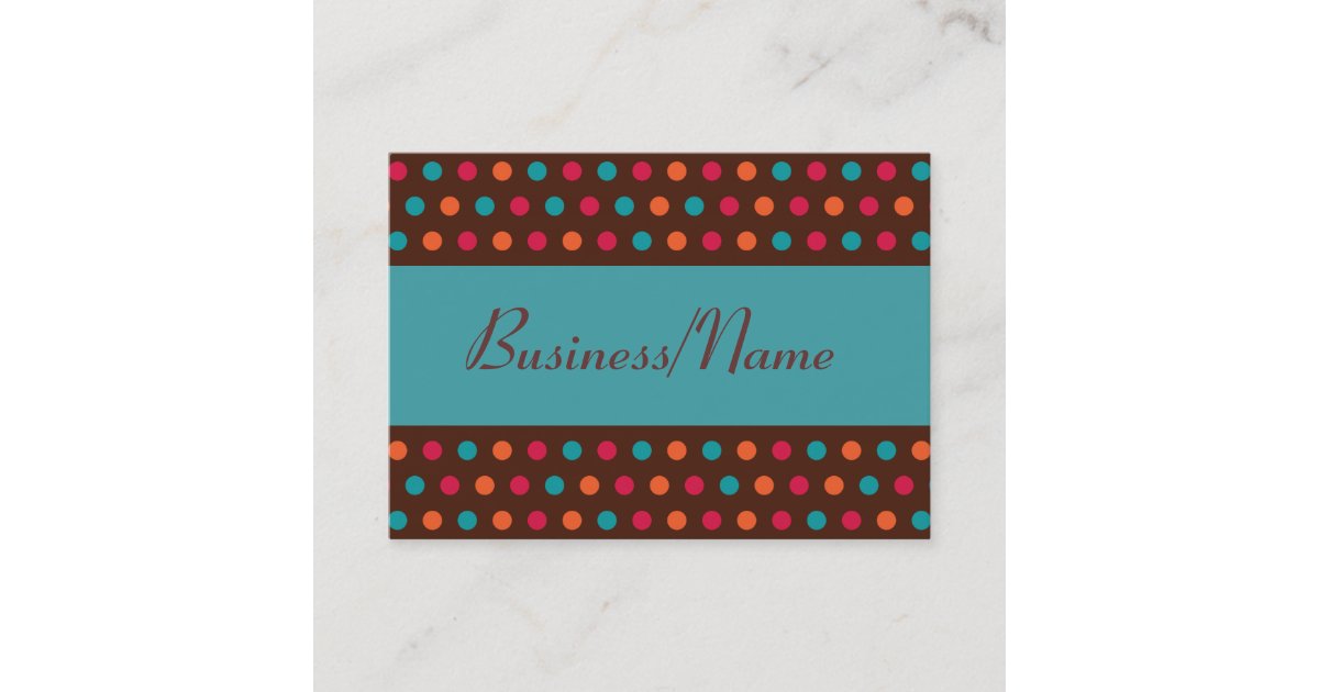 Modern Dot Business Card | Zazzle