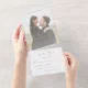 Modern Dramatic Script & Fading Photo Wedding All In One Invitation ...