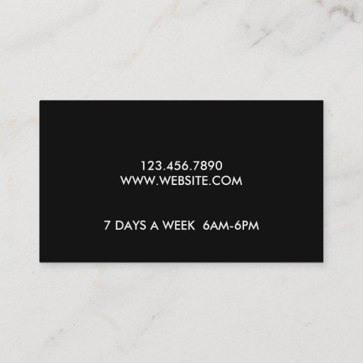 Modern Dry Cleaning Cleaners Business Card | Zazzle
