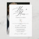 Modern Edgy His & Hers Calligraphy Couples Shower Invitation | Zazzle