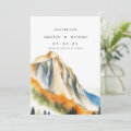 Modern Editable Mountain Save The Date | Zazzle