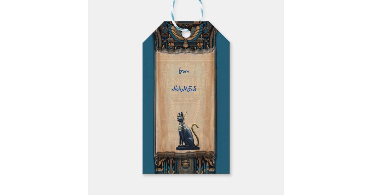 Modern Egyptian, Islamic, Arabic & African design Gift Tags | Zazzle
