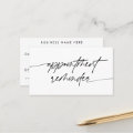 Modern Elegant Appointment Reminder Script | Zazzle