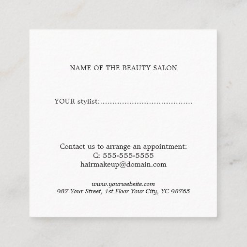 Modern Elegant Beauty Salon Coupon | Zazzle