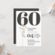 Modern Elegant Calligraphy SIXTY 60th Birthday Invitation | Zazzle