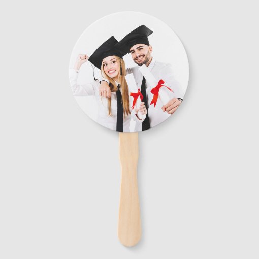 Modern Elegant Chic gold Light Graduation Hand Fan | Zazzle