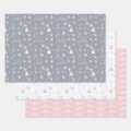 Modern Elegant Christmas Holiday Pattern Wrapping Paper Sheets | Zazzle