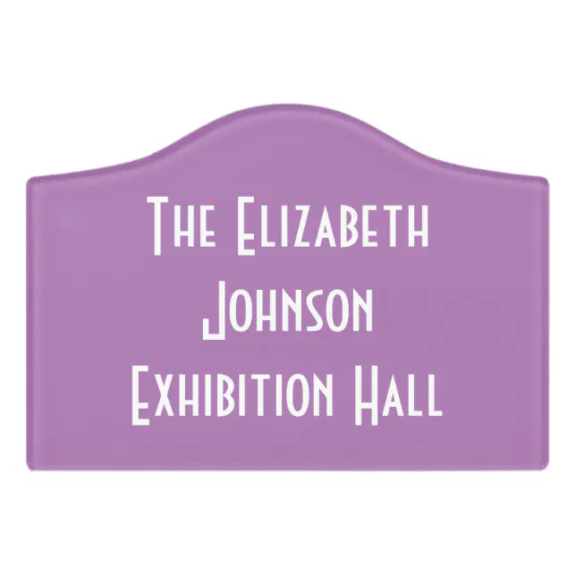 Modern Elegant Conference Exhibition Hall Room Door Sign | Zazzle