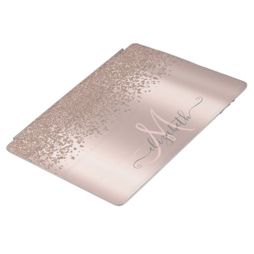 Modern Elegant Diamonds Rose Gold iPad Smart Cover | Zazzle