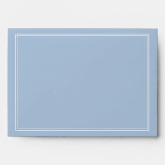 Modern Elegant Formal Powder Blue Envelope | Zazzle