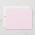 Modern Elegant Girly Script Monogram Blush Pink Note Card | Zazzle
