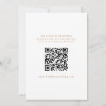 Modern Elegant Gold QR Code Save The Date | Zazzle
