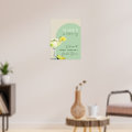 Modern Elegant Margs and Matrimony Bridal Shower Poster | Zazzle