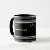 modern / elegant masculine personalized mug | Zazzle