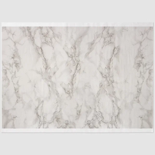 Modern Elegant Minimal Gray Marble Stone Texture Tissue Paper | Zazzle